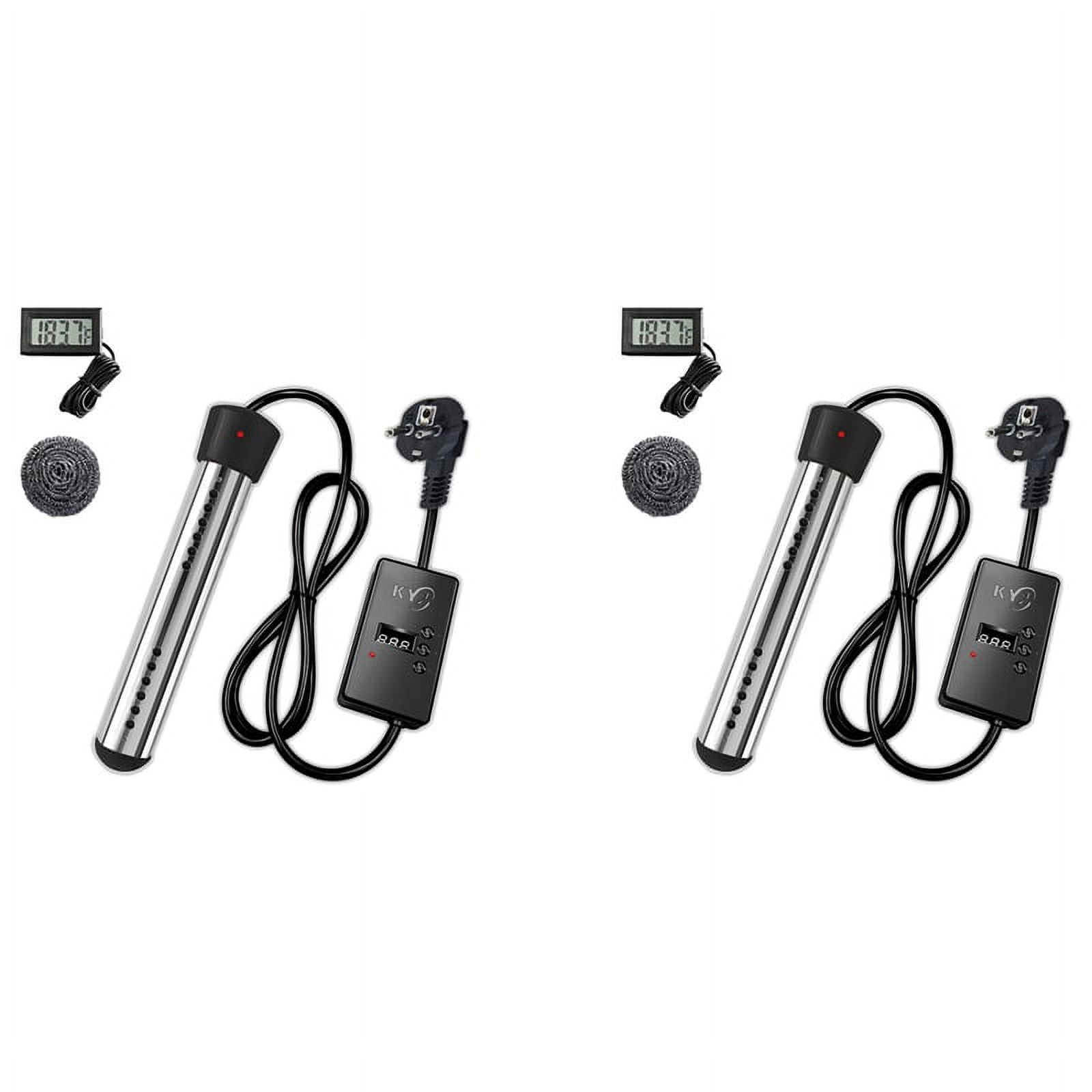2X 2500W Immersion Heater, Pool Heater Automatic Timer, Safe Pool ...
