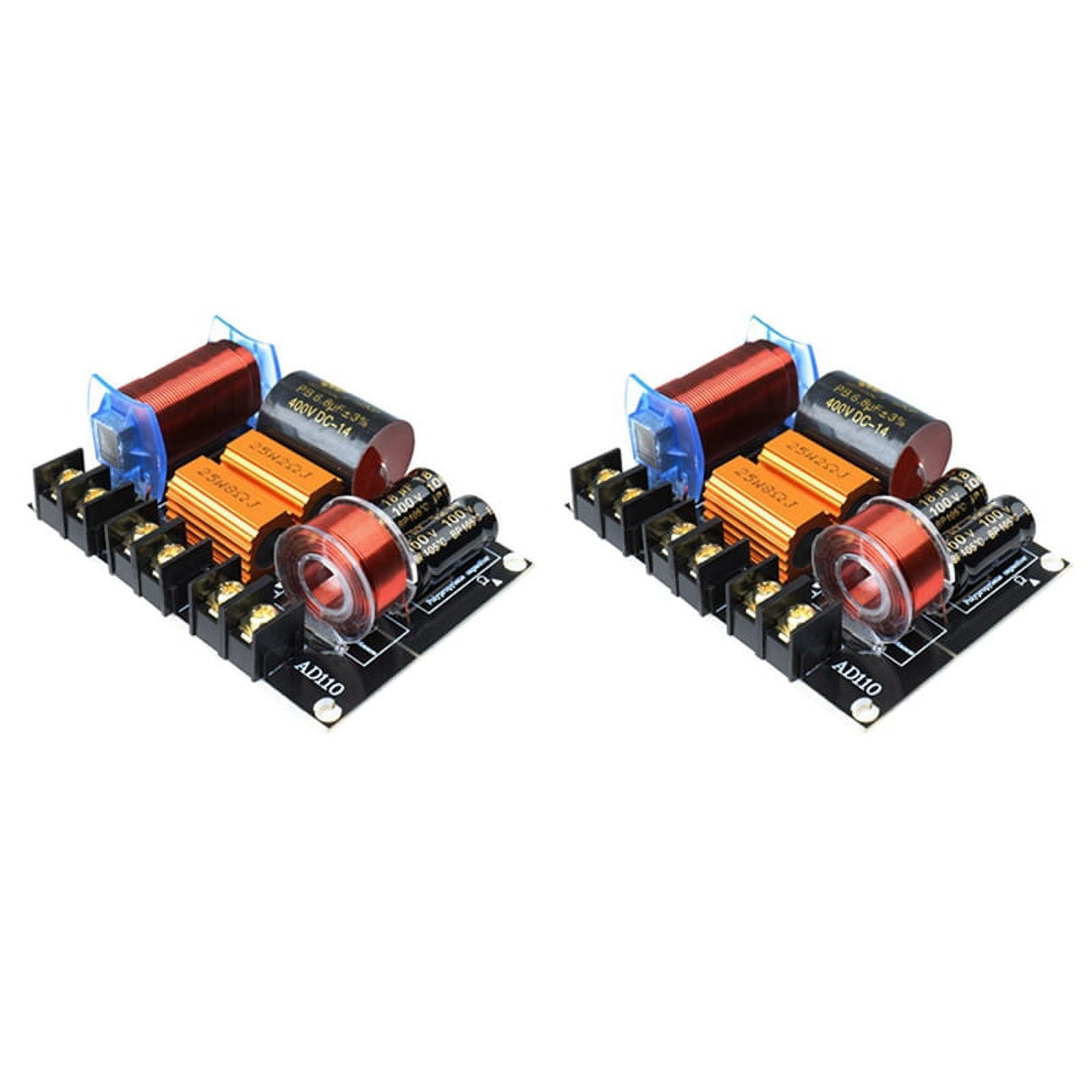 2X 250W Audio Frequency Divider Two Way Hifi Speaker Crossover Stage ...