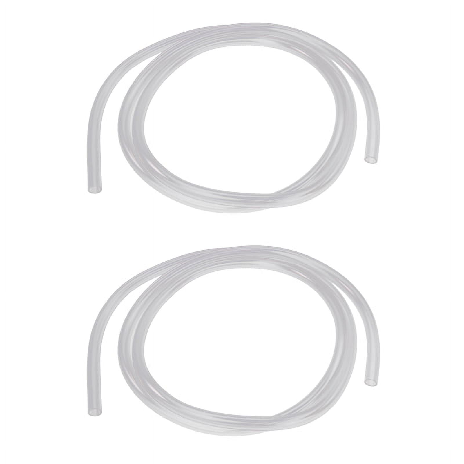 2X 2M/6.56Ft 9.5X12.7mm Transparent Pvc Pipe Tube Pc Water Cooling Soft ...