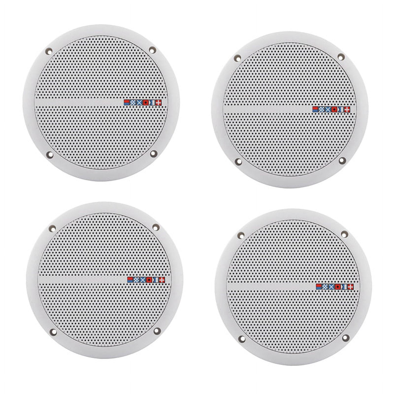 2X 2X 60W Waterproof Ceiling Speaker Syatems 3D Stereo Flush Mount Home ...