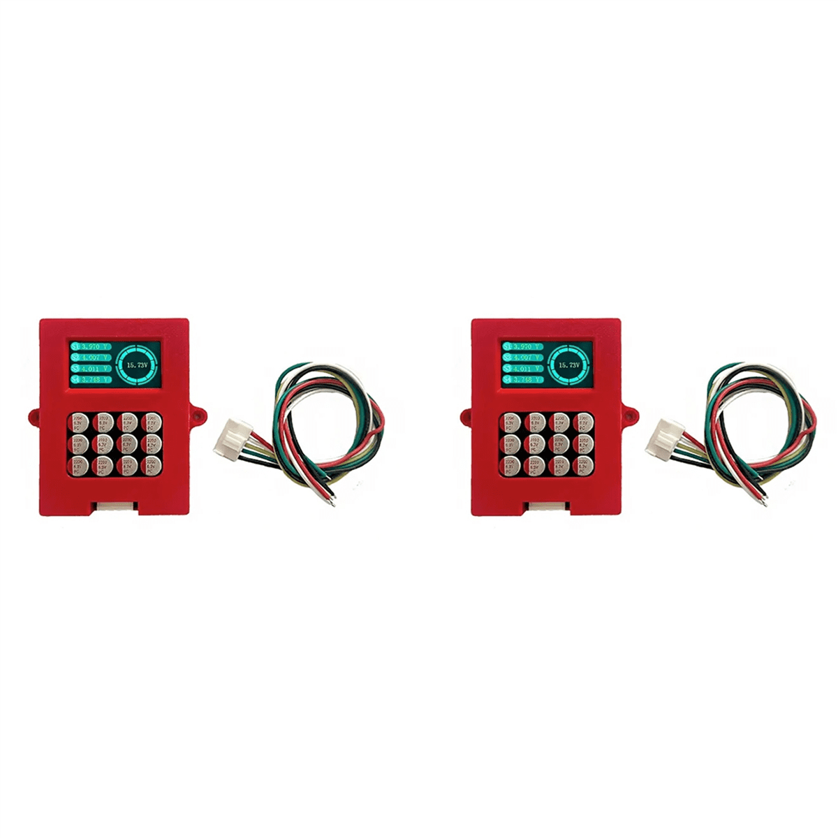 2X 3-4S 5A Balancer with Voltage Display TFT Lipo/Lifepo4 Battery ...