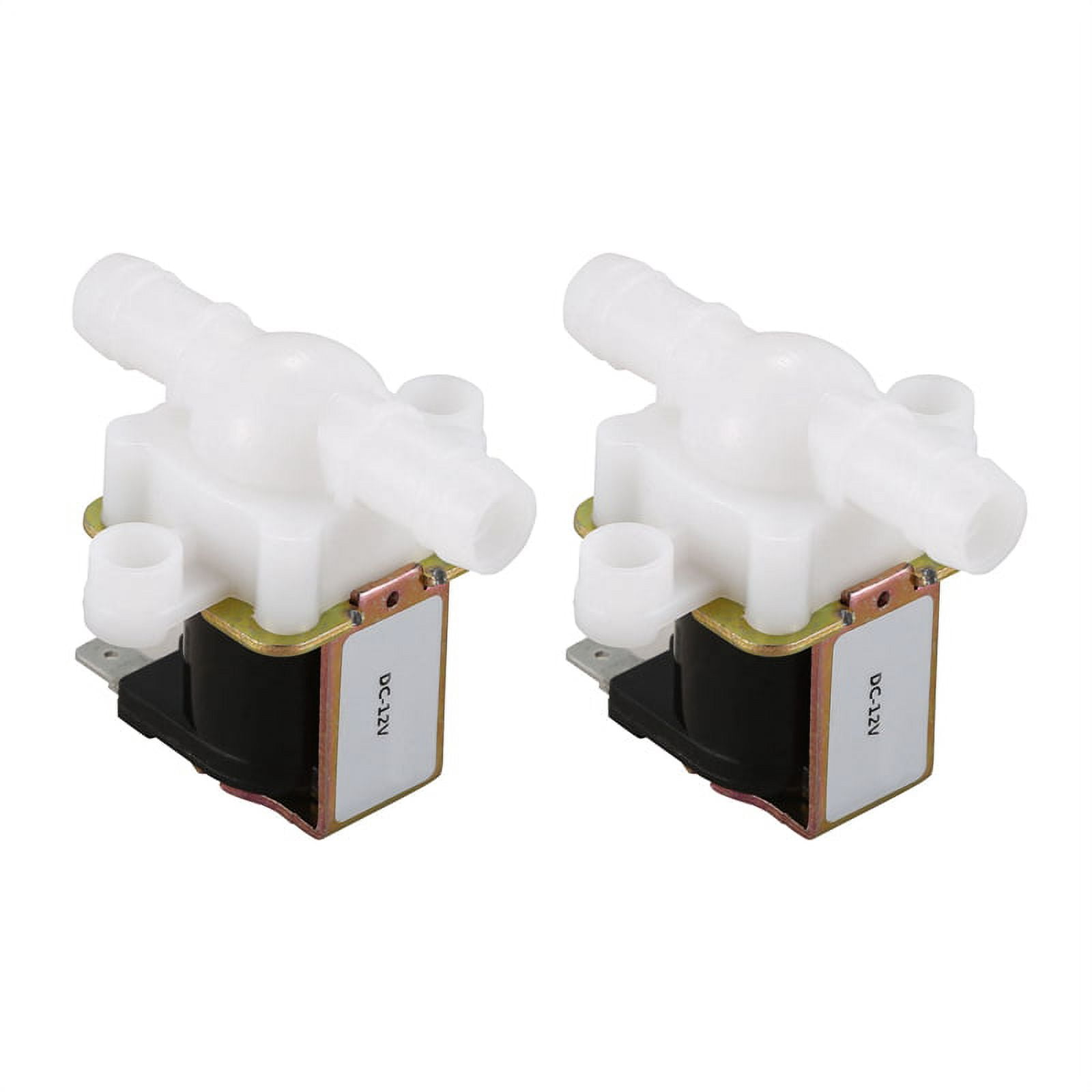 2X 3/8Inch 12VDC Hose Barb Electric Solenoid Valve Plastic Body 12Volt ...