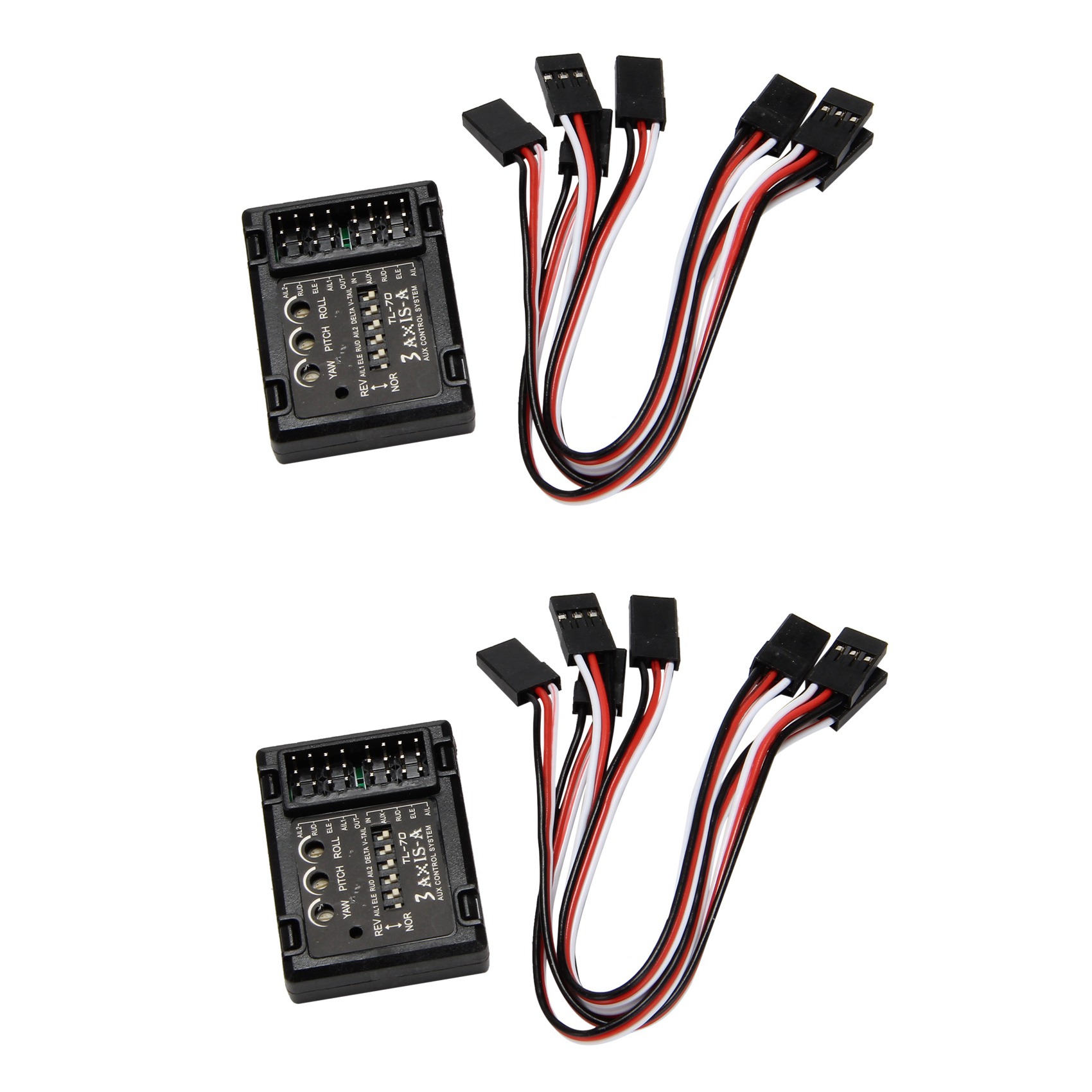 2X 3 Axis Flight Controller Stabilizer System Gyro Fixed Flying Wing ...