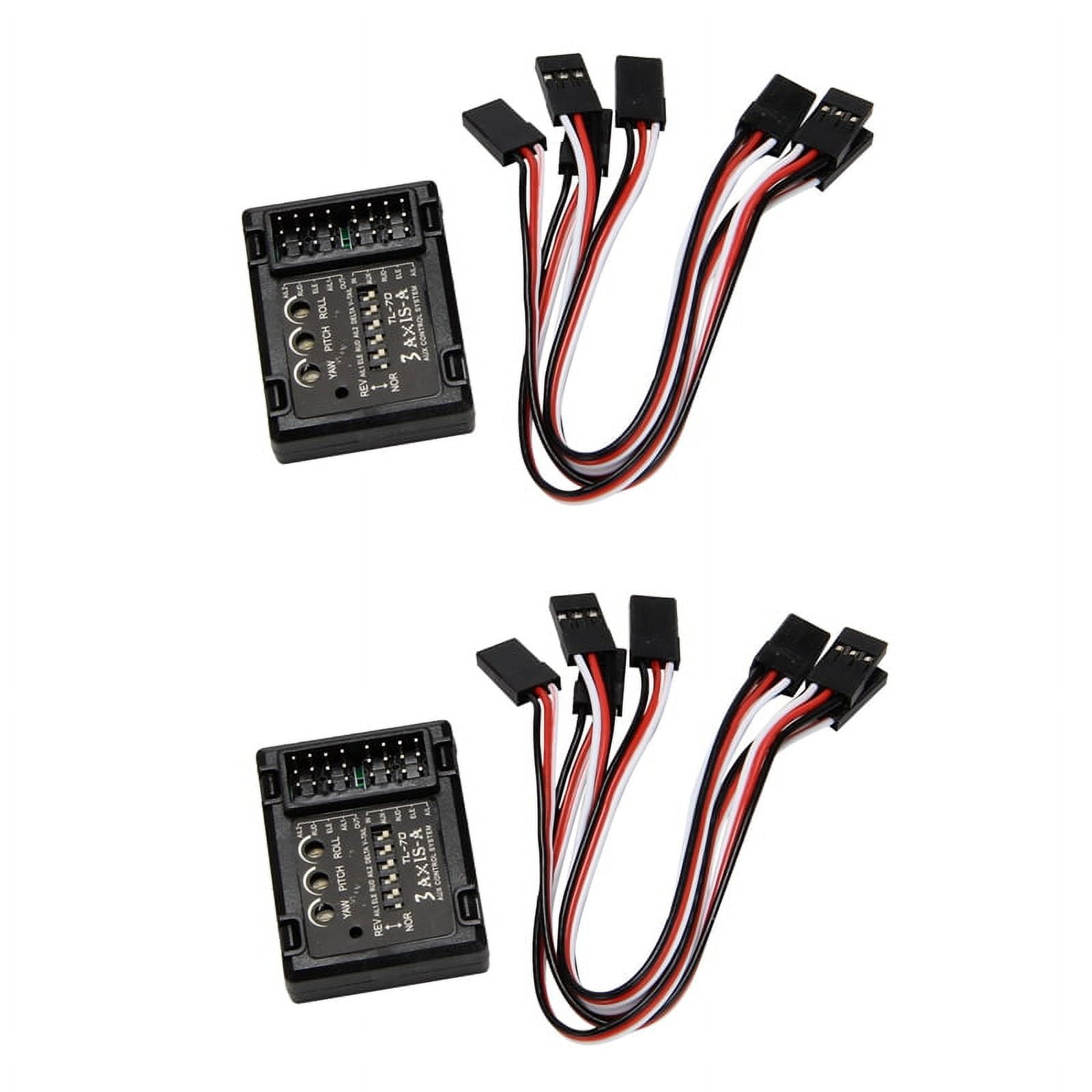 2X 3 Axis Flight Controller Stabilizer System Gyro Fixed Flying Wing ...