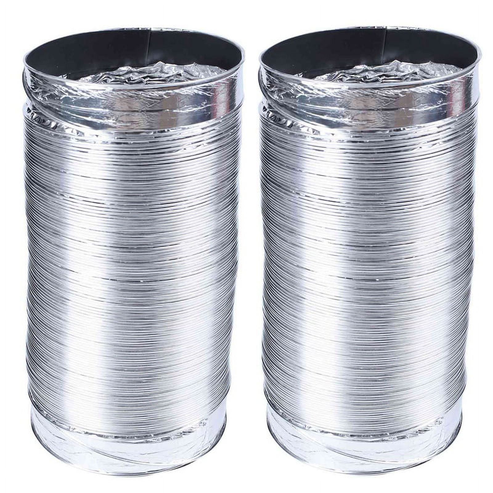 2X 3 Meter Length 100mm/4 Inch Fresh Air System Flexible Aluminum ...