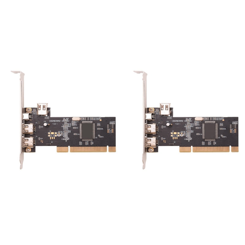 2X 3 Port IEEE 1394 Firewire Card PCI Firewire Adapter IEEE 1394 PCI ...