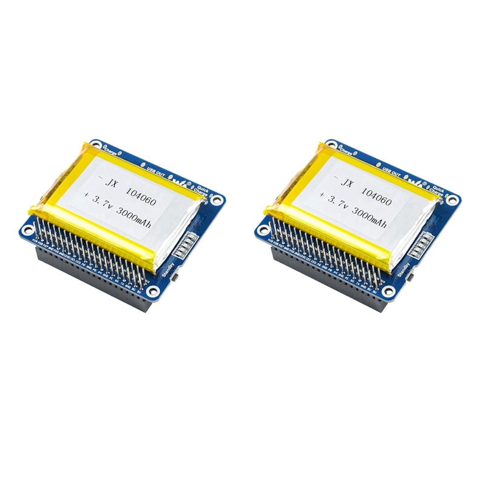 2X 3000Mah Li-Polymer Battery HAT for Integrates SW6106 Chip - Walmart.com