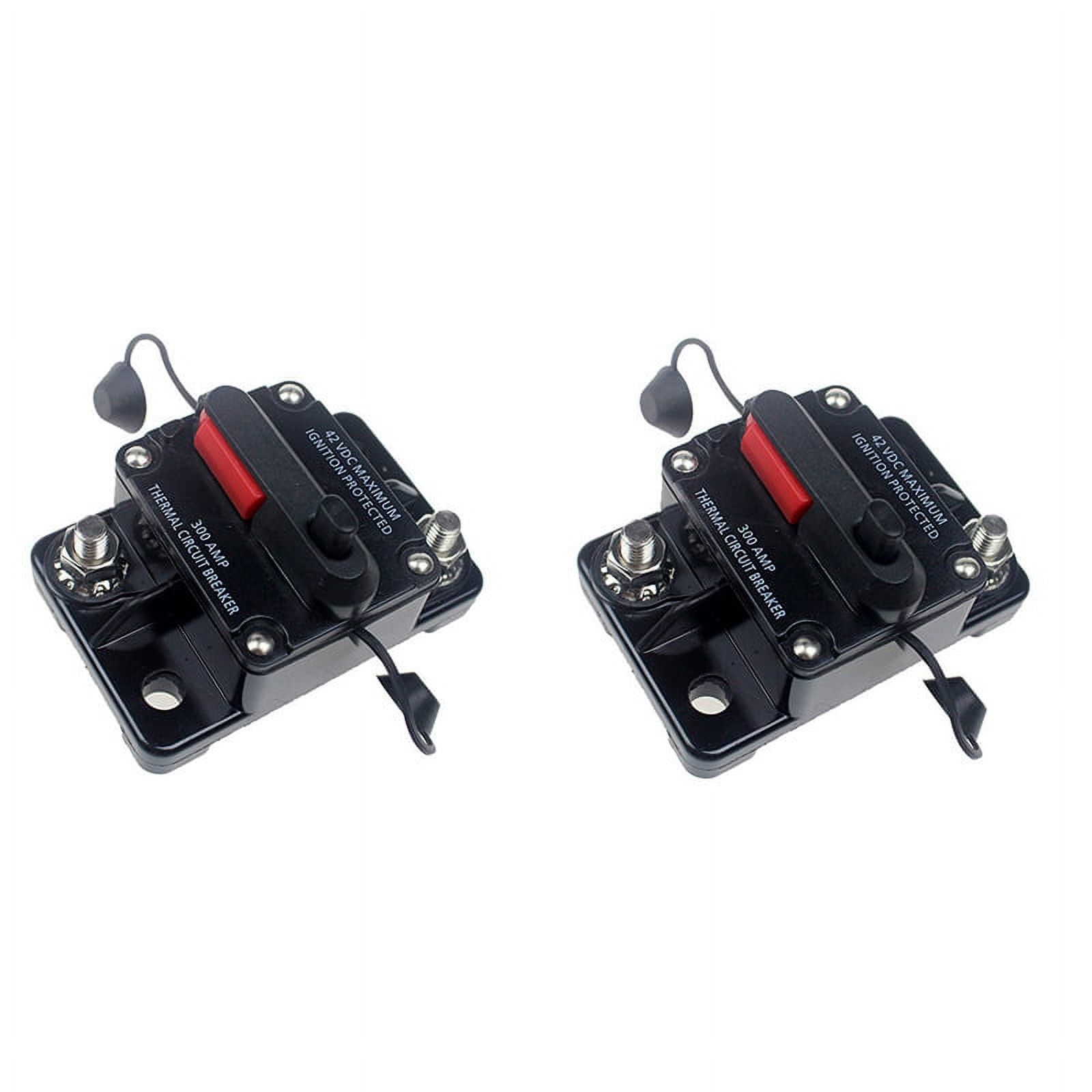 2X 300A AMP Circuit Breaker Dual Battery IP67 Waterproof 12V 24V Fuse ...