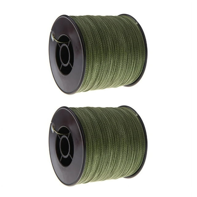 2X 300M Fishing Line 100 LB 0.55mm Strong PE Braid Green - Walmart.com