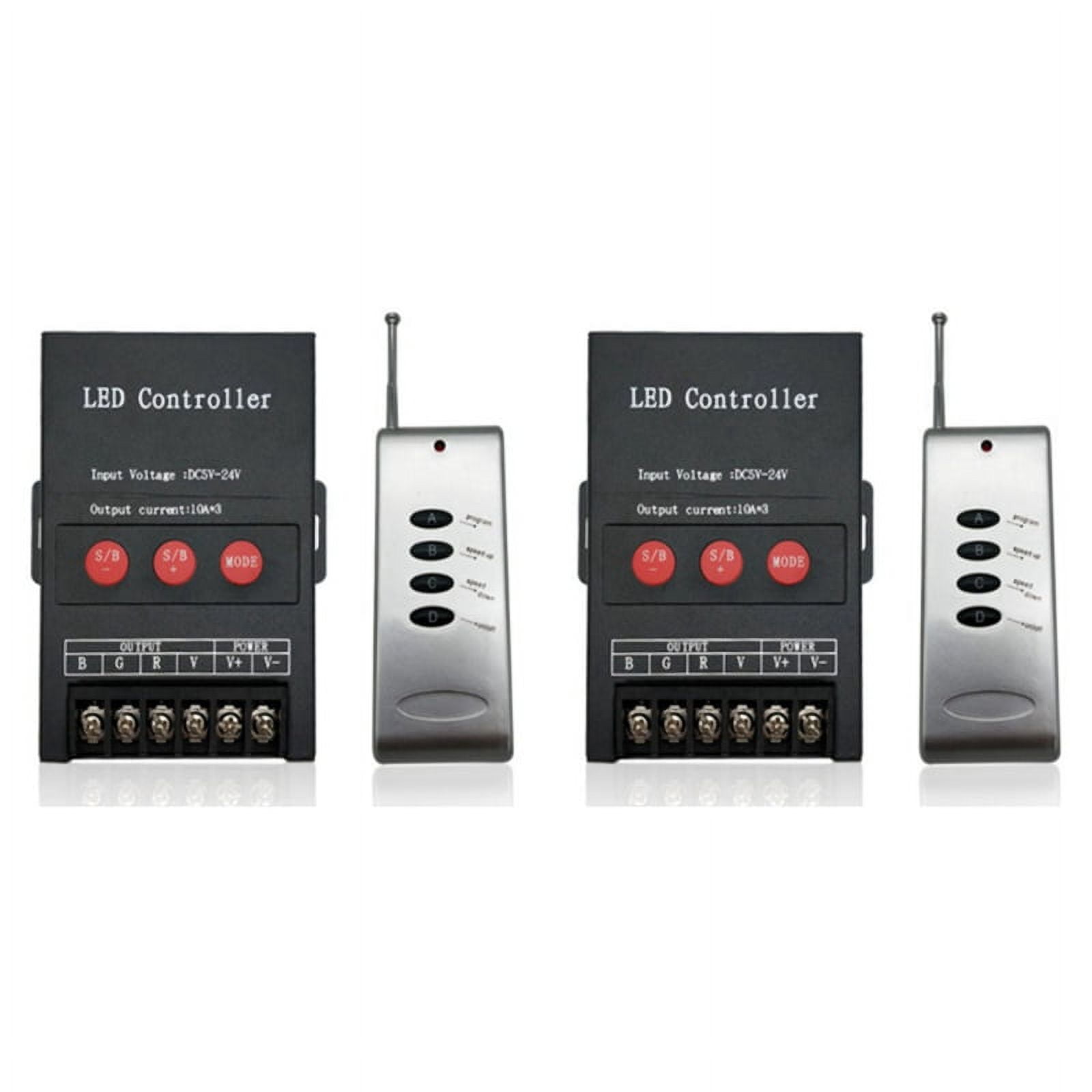 2X 30A Led Controller IR Remote Big Power 360W BT Controller for RGB ...