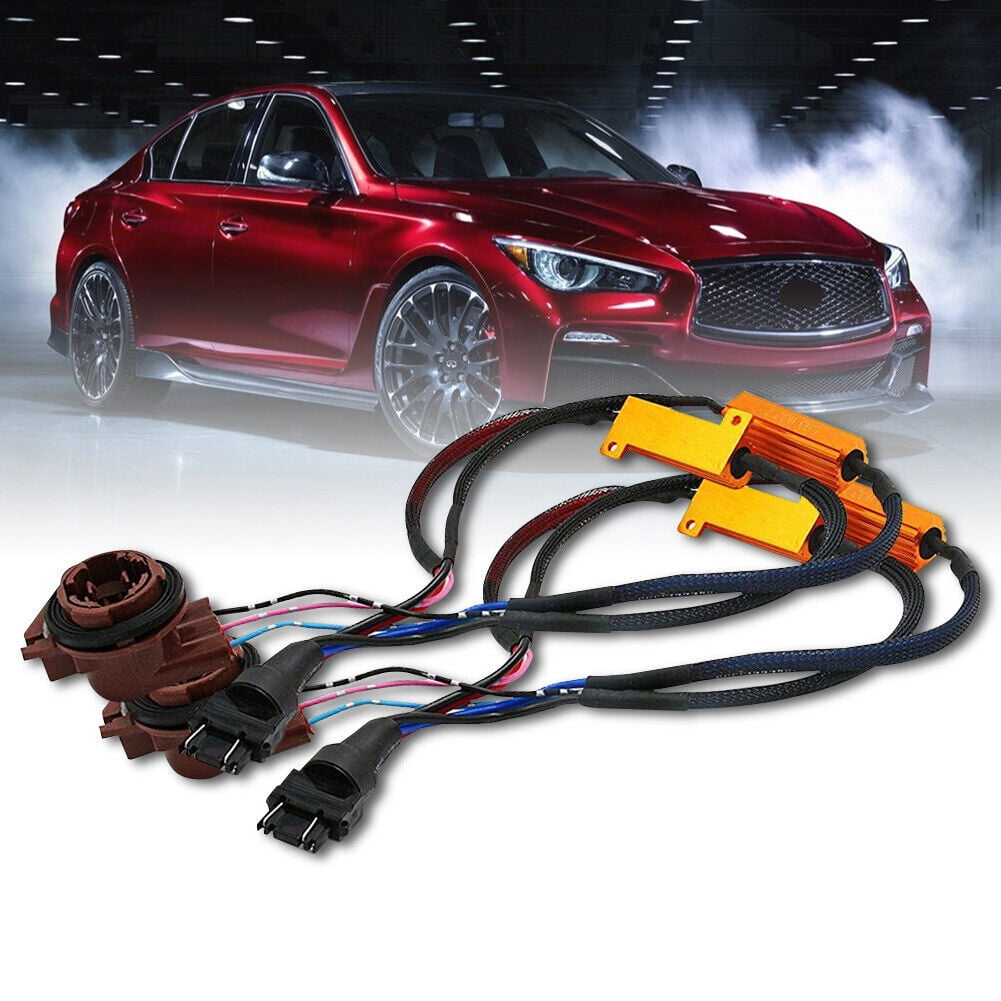 2X 3157 LED 50W 6 Ohm Resistors For Hyper Flash Turn Signal Blink ...