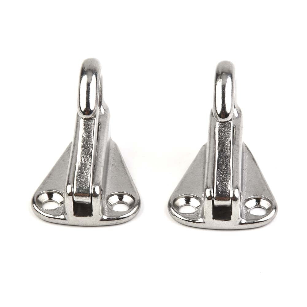 2X 316 Stainless-Steel Fender Hooks Spring Hooks Snap Attach Rope Hook ...