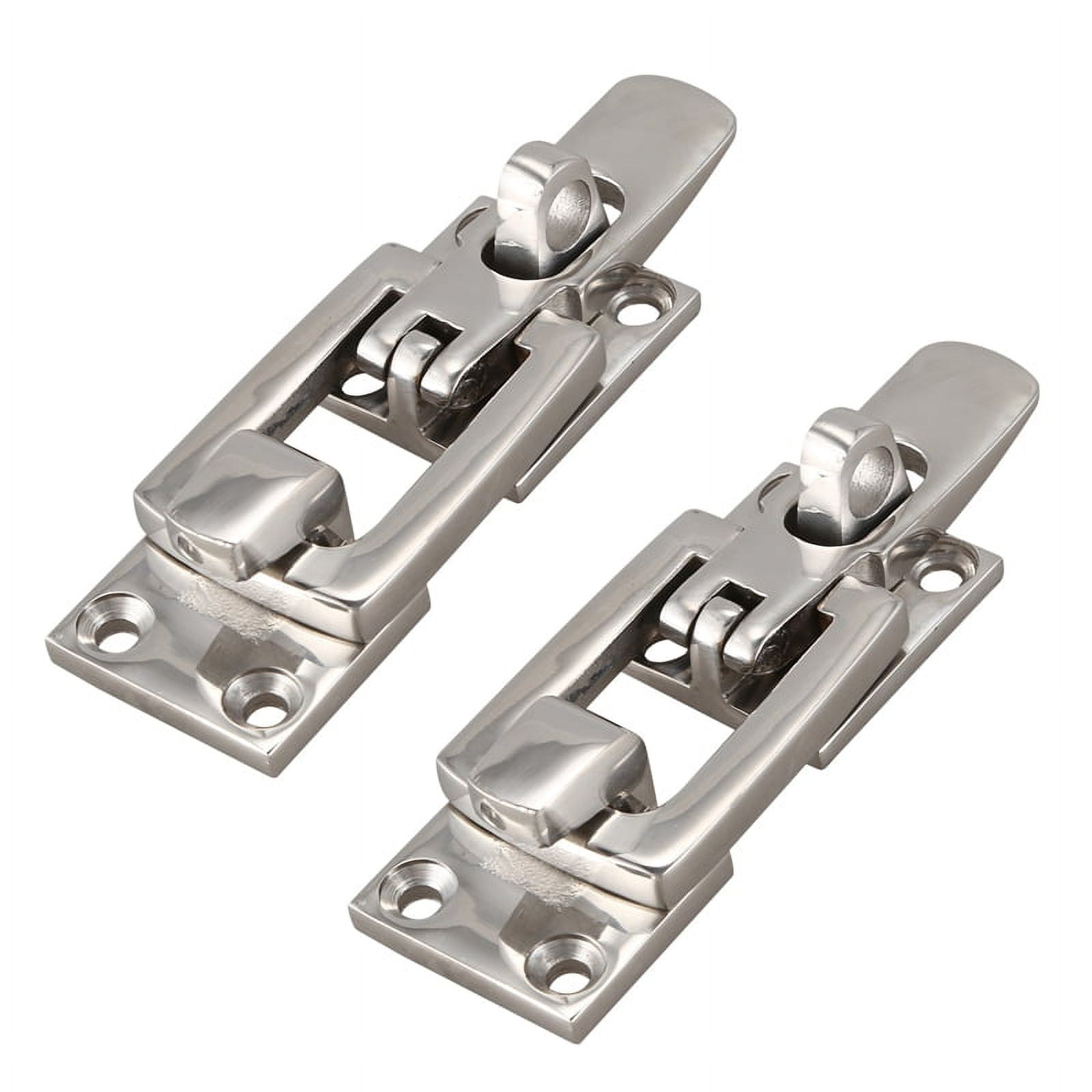 2X 316 Stainless Steel Marine Boat Door Lock Latch, Anti-Rattle Clamp ...