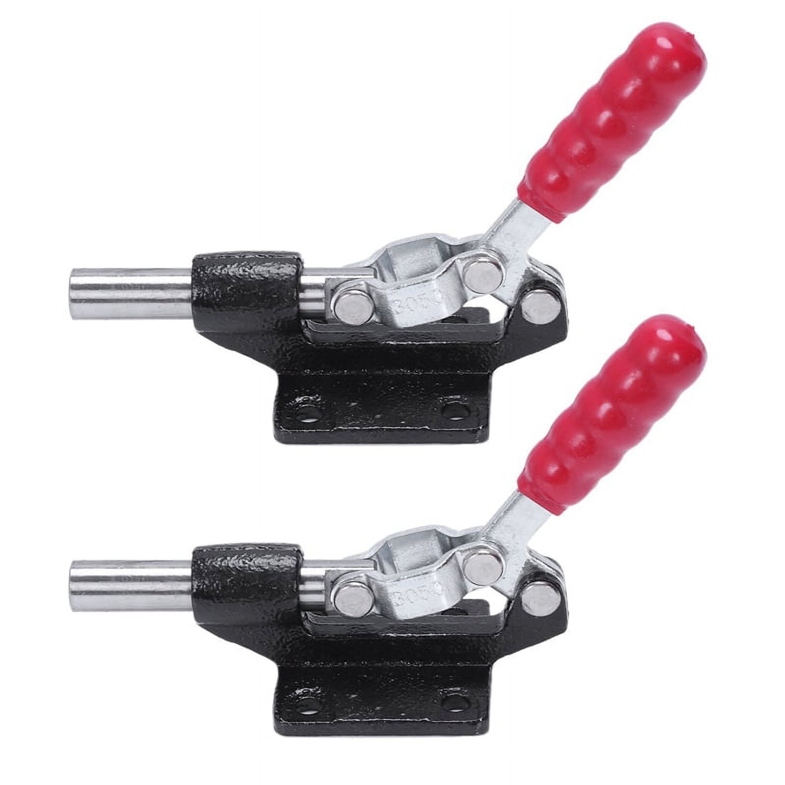 2X 32mm Plunger Stroke Metal Push Pull Toggle Clamp 227Kg 500 Lbs ...