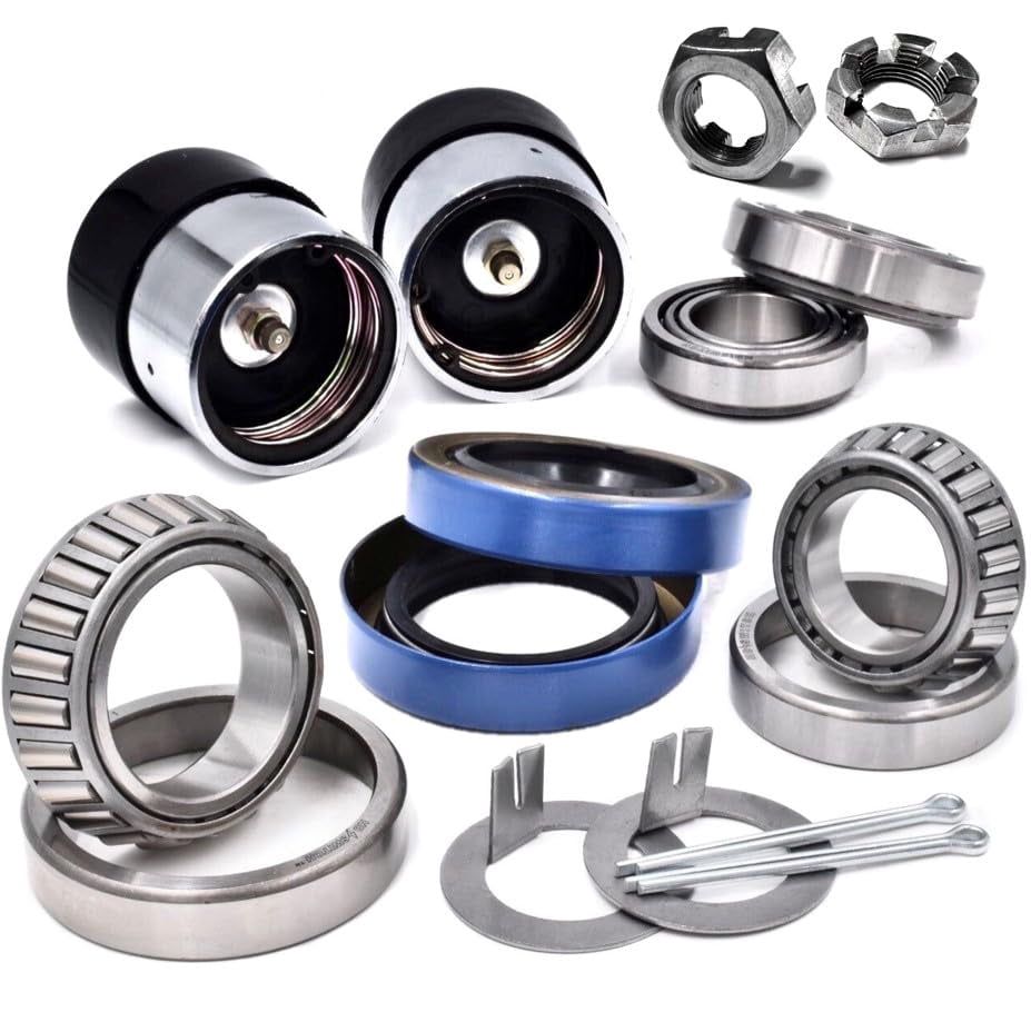 2X - 3500 LB Boat Trailer Axle Bearing Kits L44649 1-1/16", L68149 1-3/ ...
