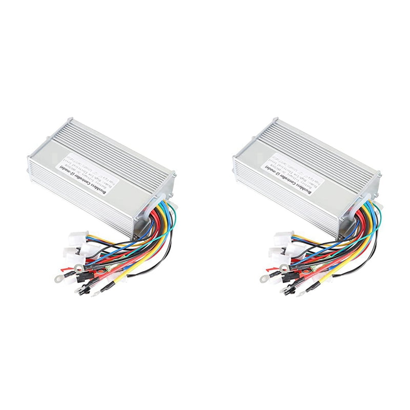 2X 36-48V 500W Brushless DC Motor Speed Control Box Electric Bike ...