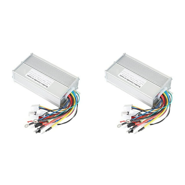 2X 36-48V 500W Brushless DC Motor Speed Control Box Electric Bike ...