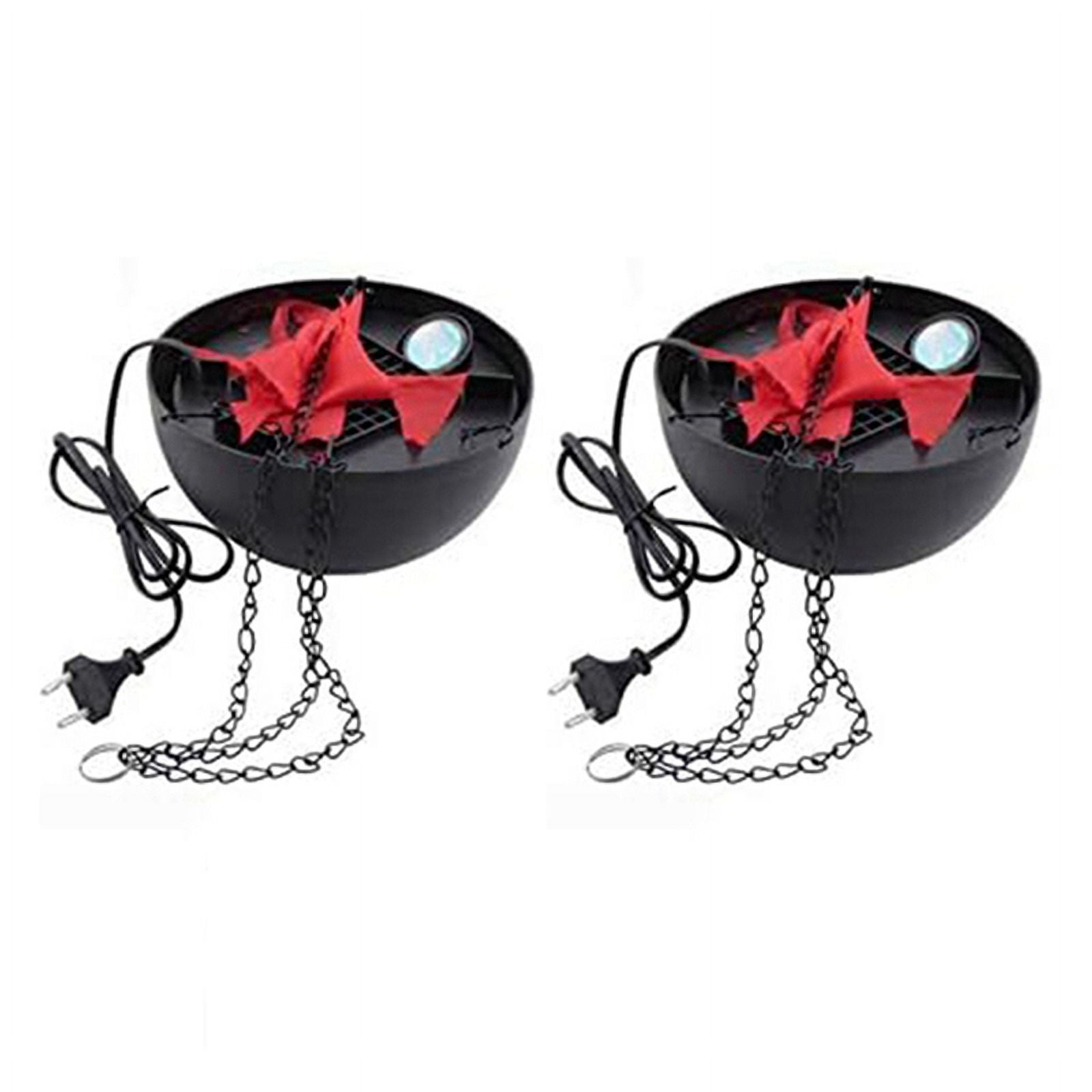 2X 3D Fake-Fire Light,Hanging LED Flame Light,Artificial Silk Stage ...