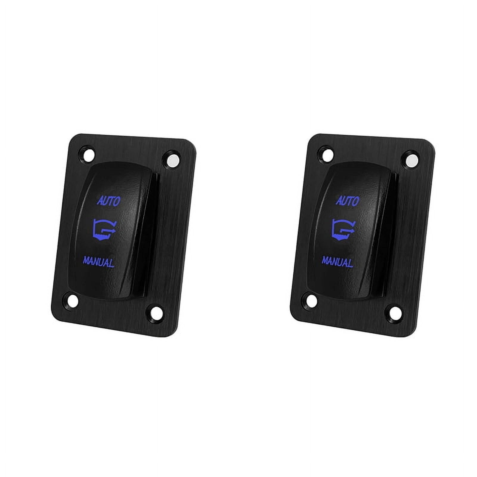 2X 3Way Bilge Pump Rocker Switch Panel 4 Pin ON--(ON) SPDT Auto/Manual ...