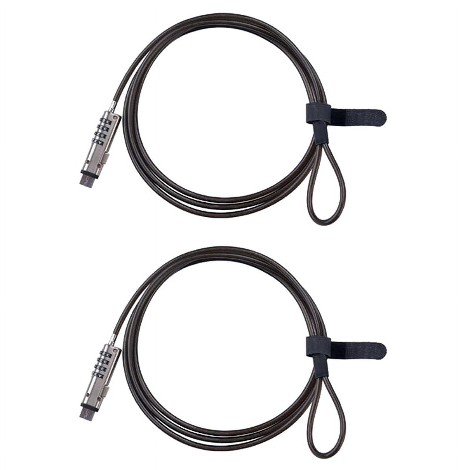 2X 4 Digital Universal Lock USB Laptop Security Cable for Computer ...