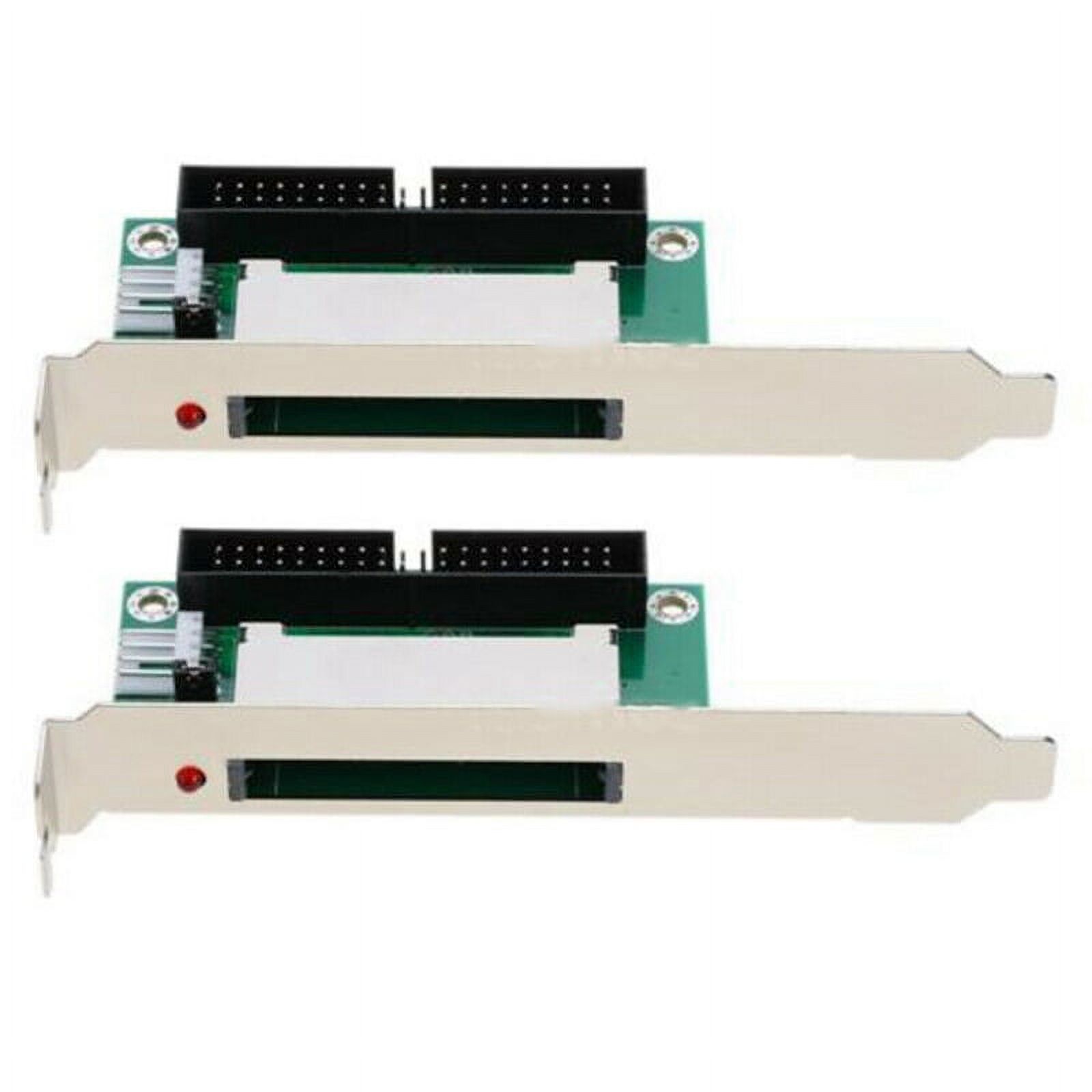 2X 40-Pin Compact Flash Card to 3.5 Ide Converter Adapter Pci Bracket ...