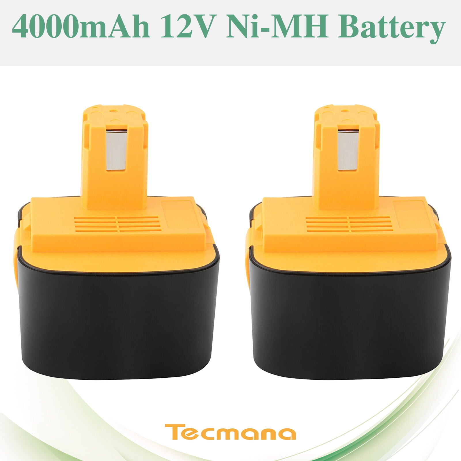 2X 4AH 12V Ni-MH Battery for Panasonic EY9001 EY9101 EY9006 EY9106 ...