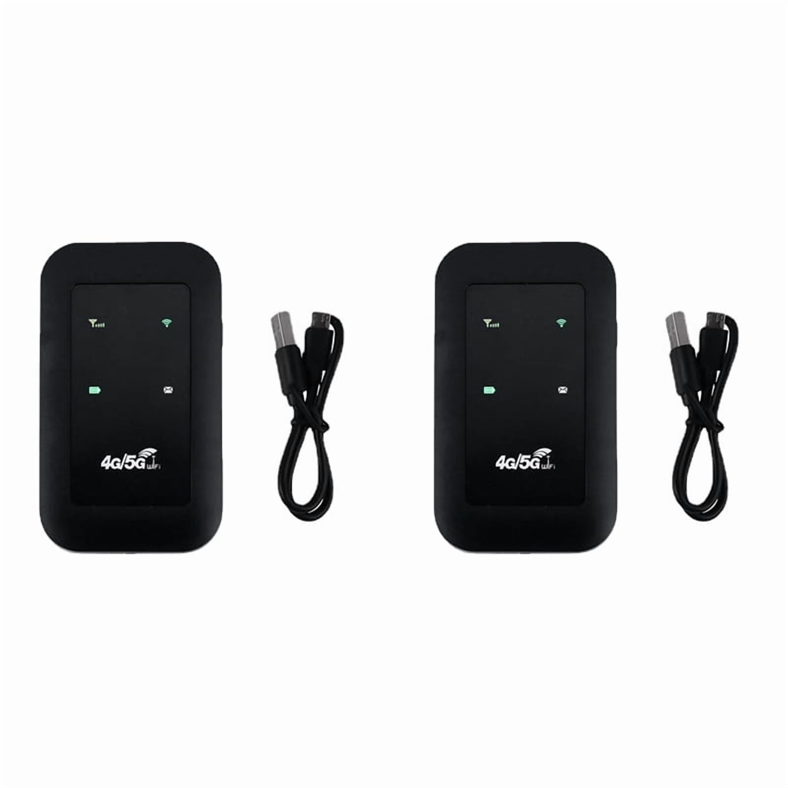 2X 4G MiFi Router Wireless WiFi 150Mbps WiFi Modem Car Mobile WiFi ...