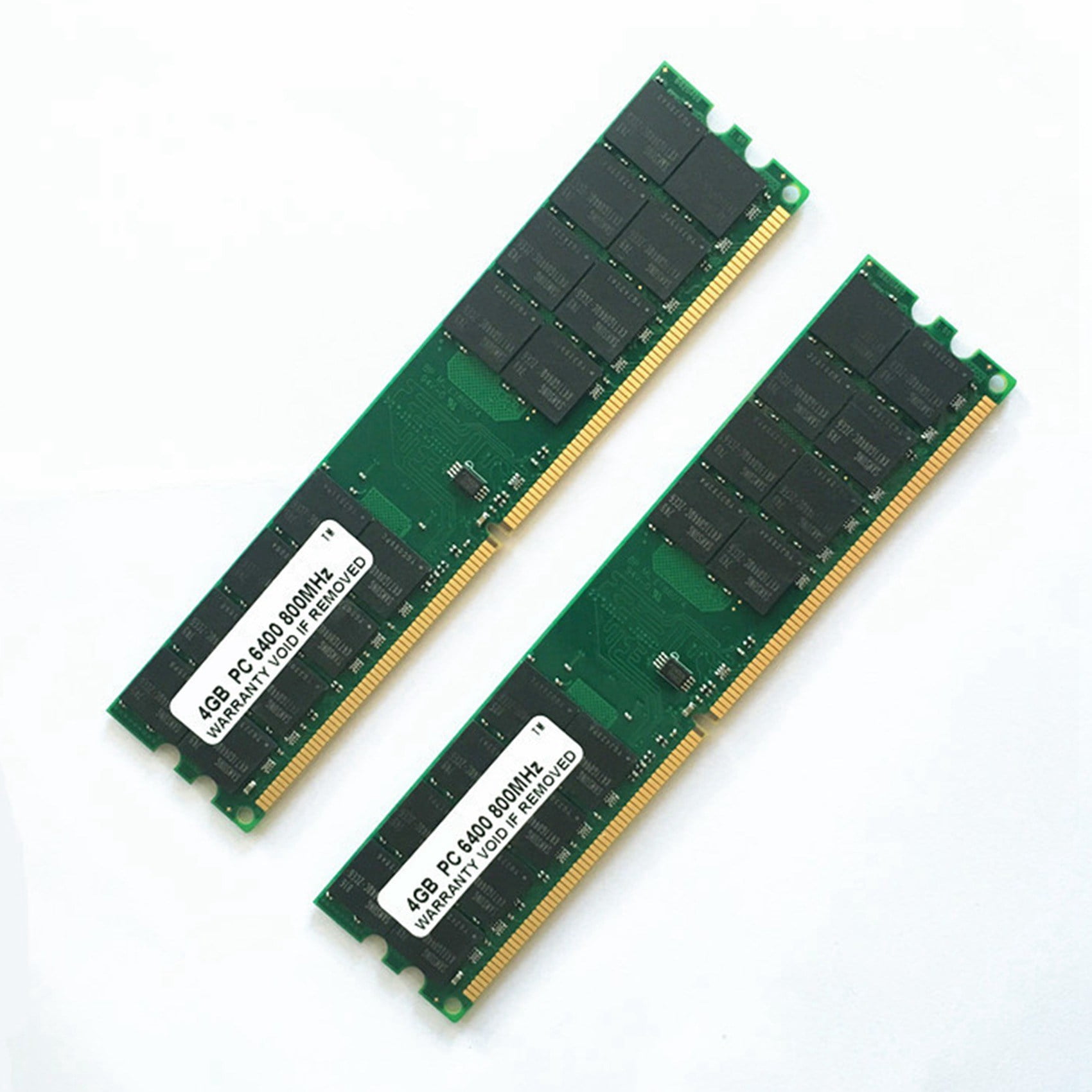 2X 4GB DDR2 Ram Memory 800Mhz 1.8V PC2 6400 DIMM 240 Pins for AMD ...