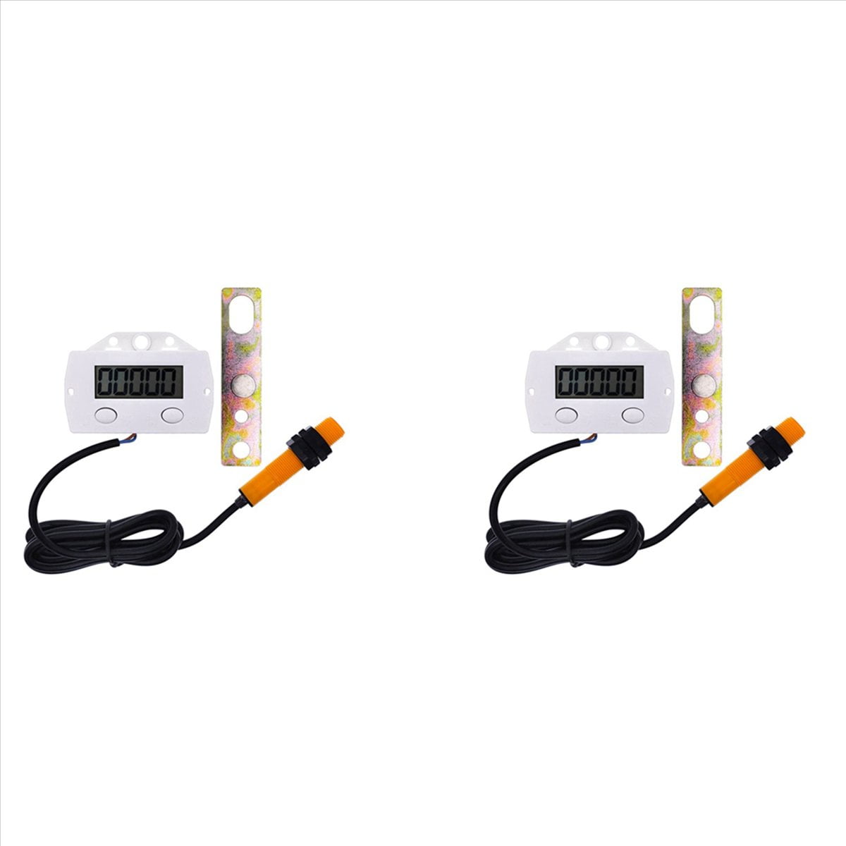 2X 5 Digit Electronic Digital Display Counter Proximity Industrial ...