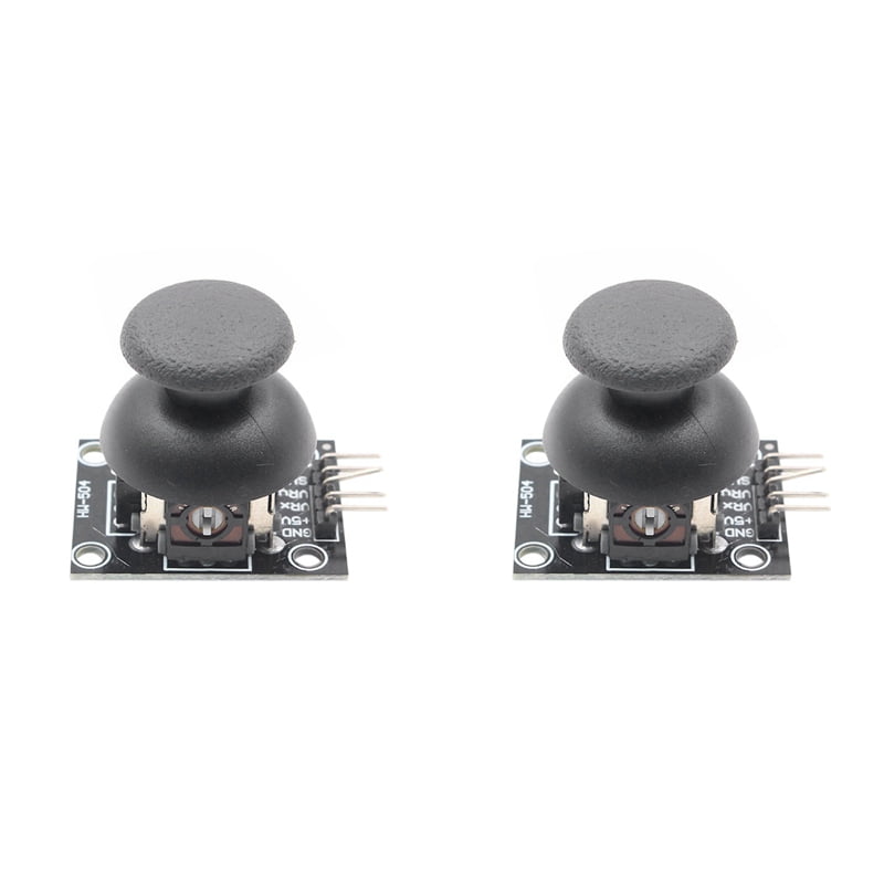 2X 5 Pin Breakout Module Shield for Ps2 Joystick Game Controller 2.54Mm Pin Two-Way Rocker 10K ...