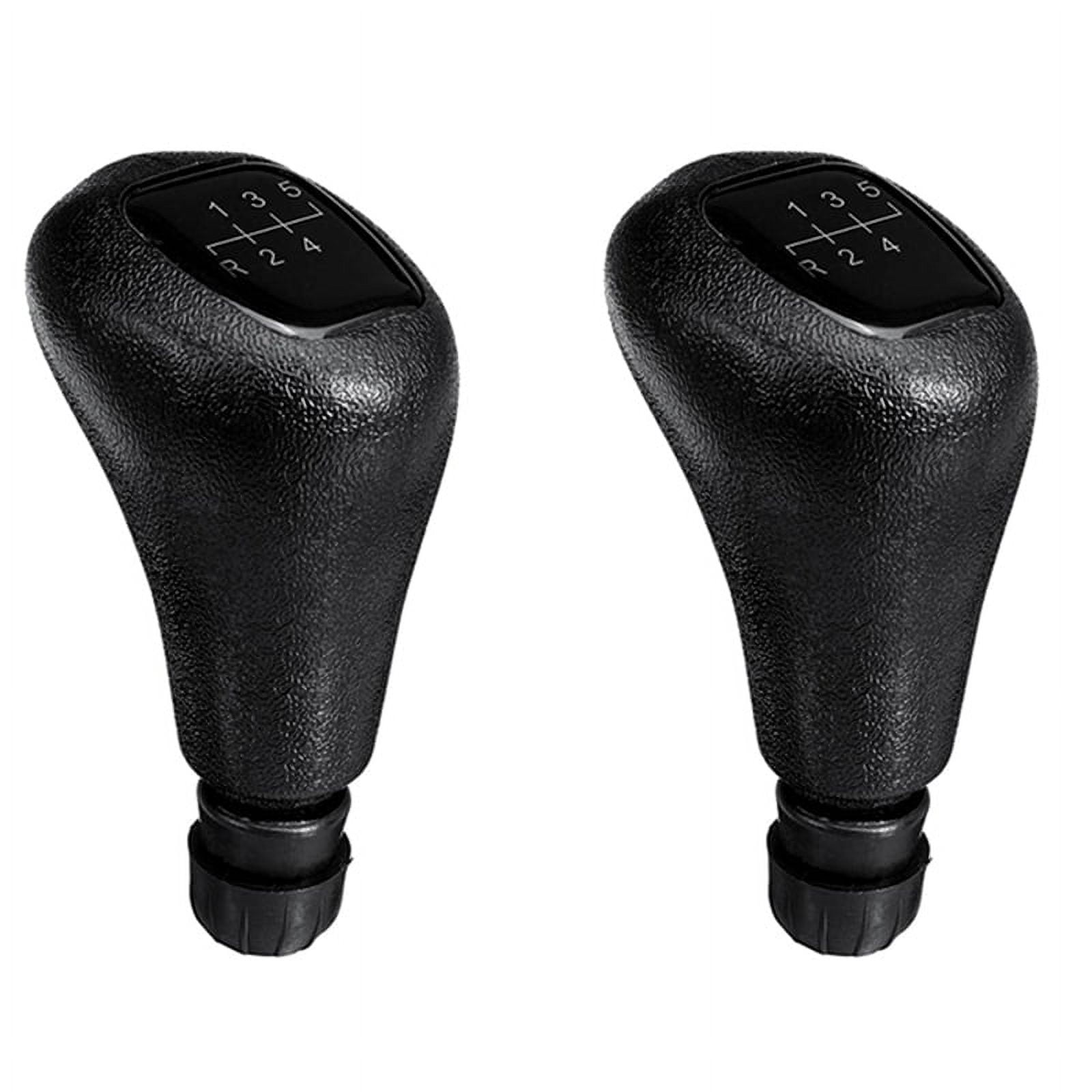 2X 5 Speed Manual Leather Gear Shift Knob Shifter Lever for C Class ...