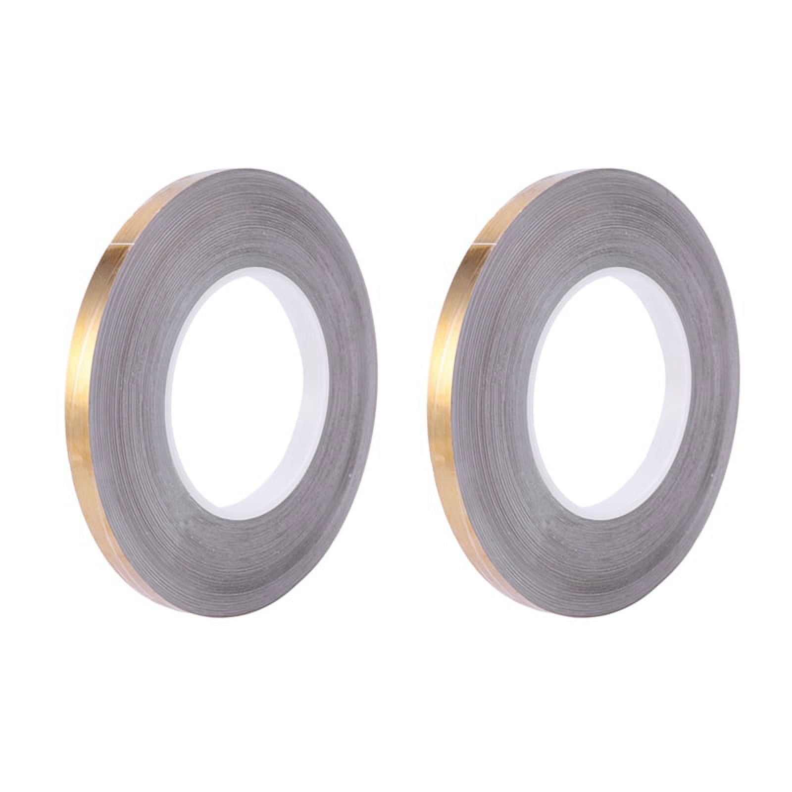 2X 50 Meter Gold Self-Adhesive Stickers Waterproof Tile Wall Tile Space ...