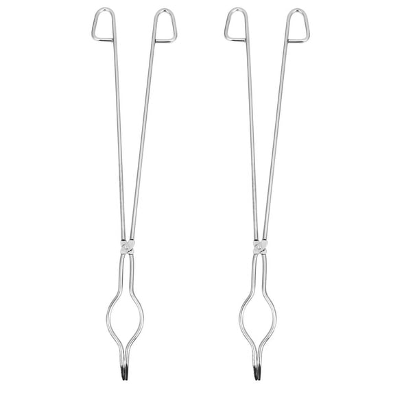 2X 50cm Crucible Tongs Melting Dish Holder for Refining Casting Copper ...
