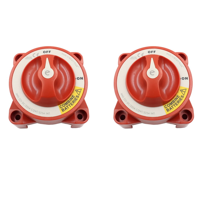 2X 5511E Dual Circuit Plus Battery Rotary Switch Isolators Disconnect ...