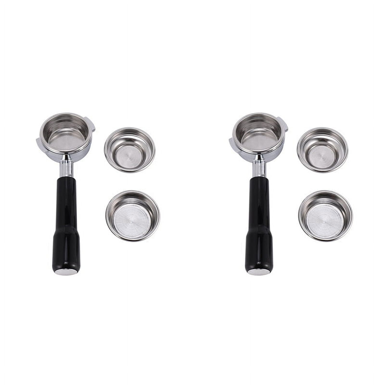 2X 58MM Bottomless Stainless Steel Professional Espresso Coffee ...