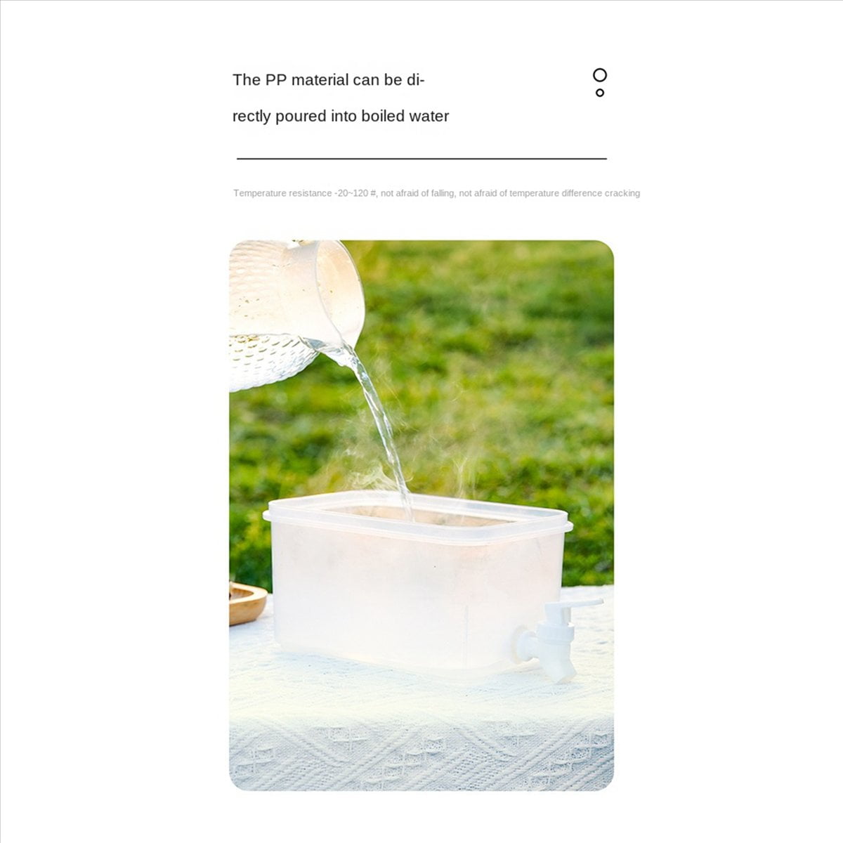 2X 5L Cold Water Kettle with Faucet Refrigerator Cool Bucket Lemonade ...