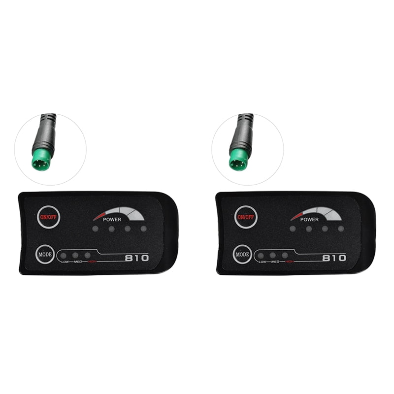 2X 5PIN S810 E-Bike Meter LED Display 36V UART for Electric Bike ...