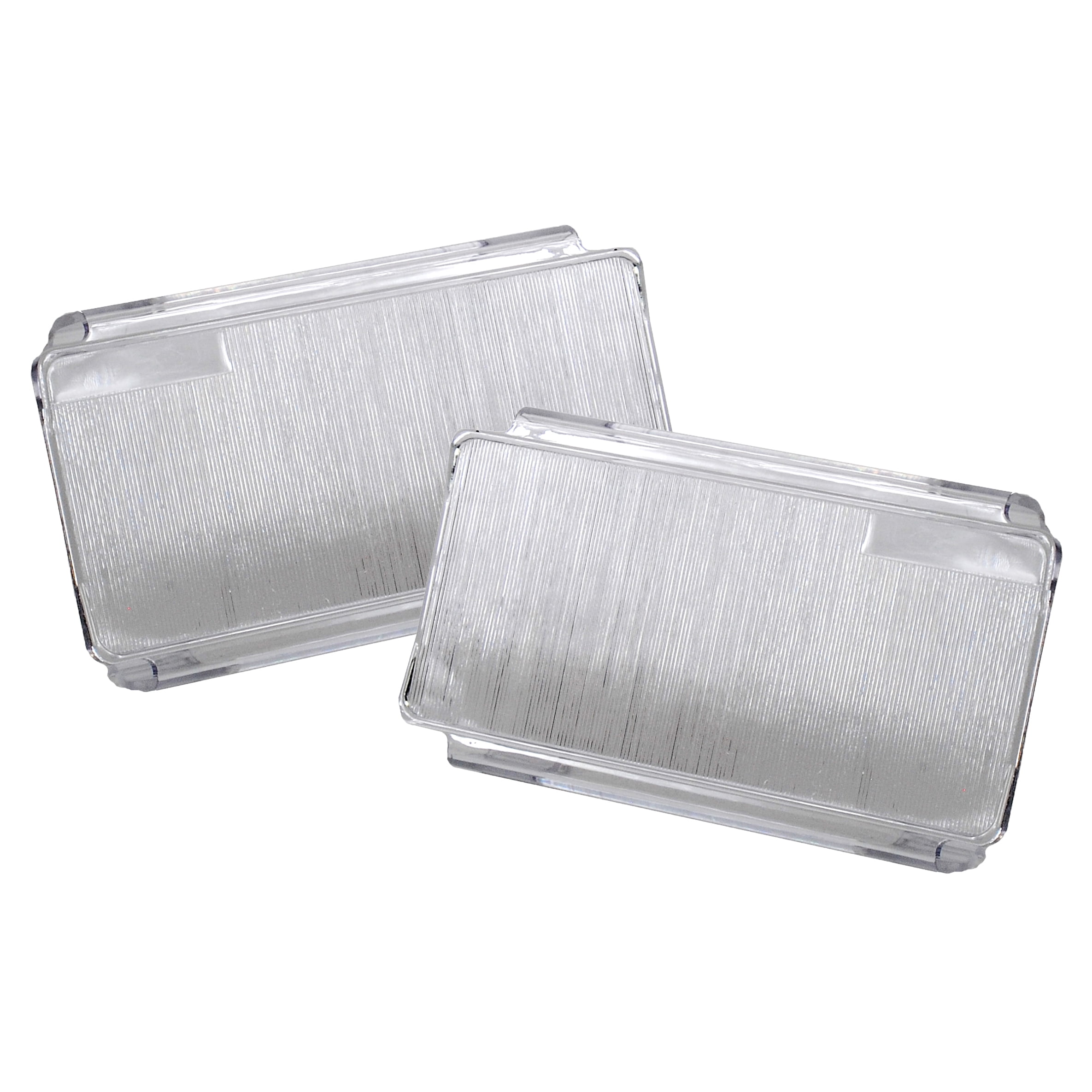 2X 6" Clear Flood OZ-USA® Diffused Lens Protective Light Bar Cover Wide ...