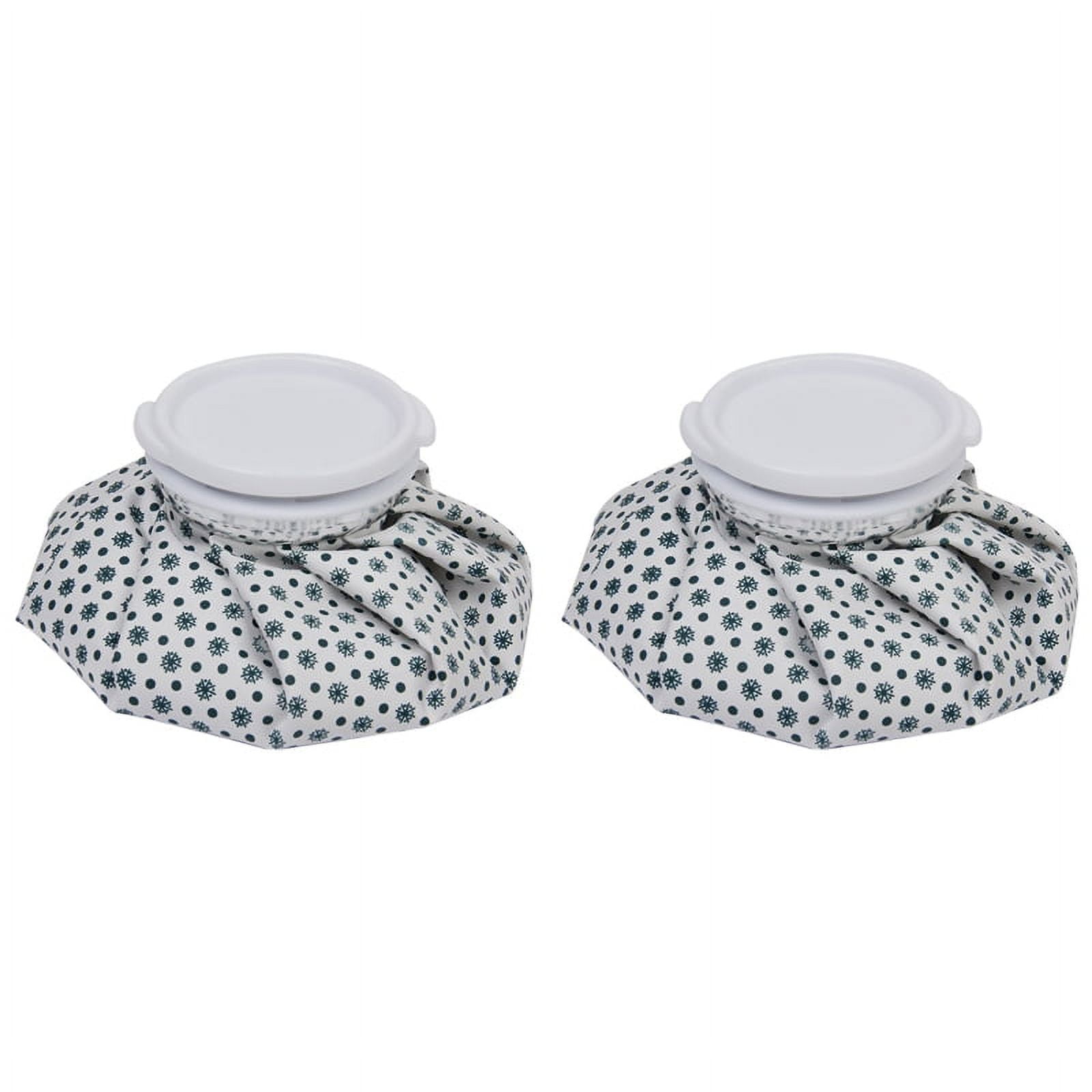 2X 6 Inch Cloth Ice Cool Cooler Bag for Sports Injury Pain Relief ...