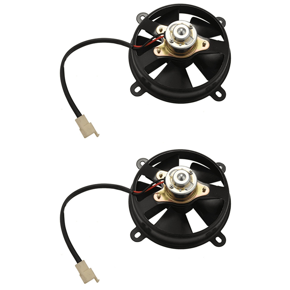 2X 6 Inch Electric Cooling Fan Radiator for Dirt Bike Atv Karting 150 ...