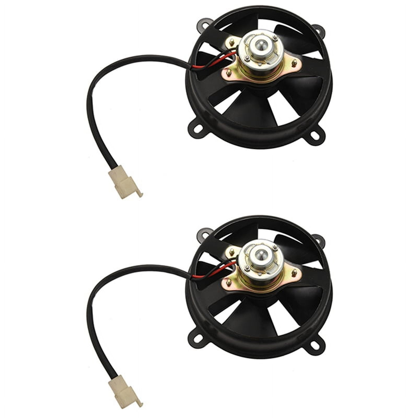 2X 6 Inch Electric Cooling Fan Radiator for Dirt Bike Atv Karting 150 ...