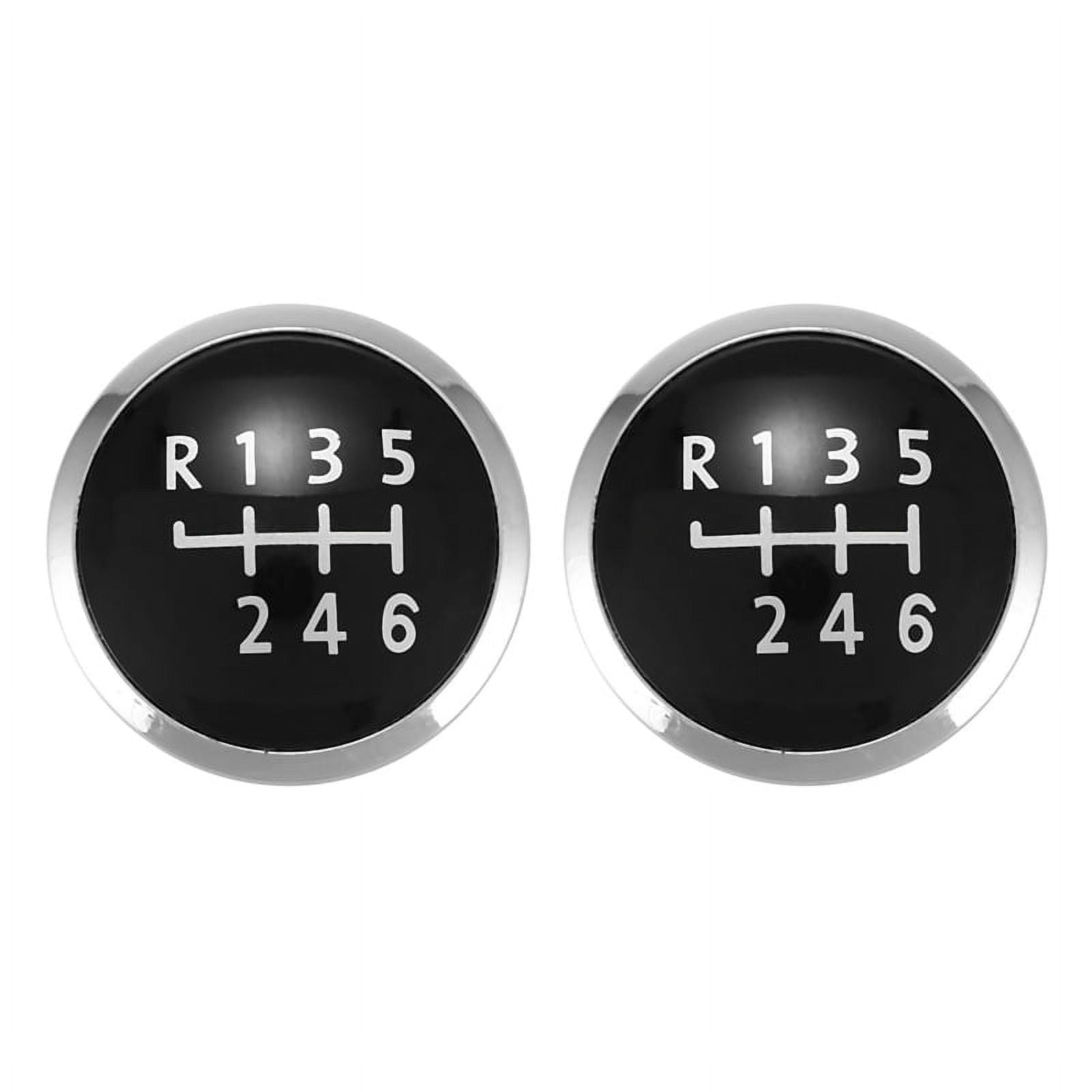 2X 6 Speed Gear Shift Knob Emblem Badge Cover Cap for Transporter T5/T6 ...