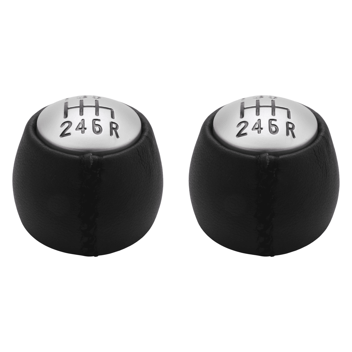 2X 6 Speed Manual Gear Shift Knob Handball for GT 147 166 PU Leather ...