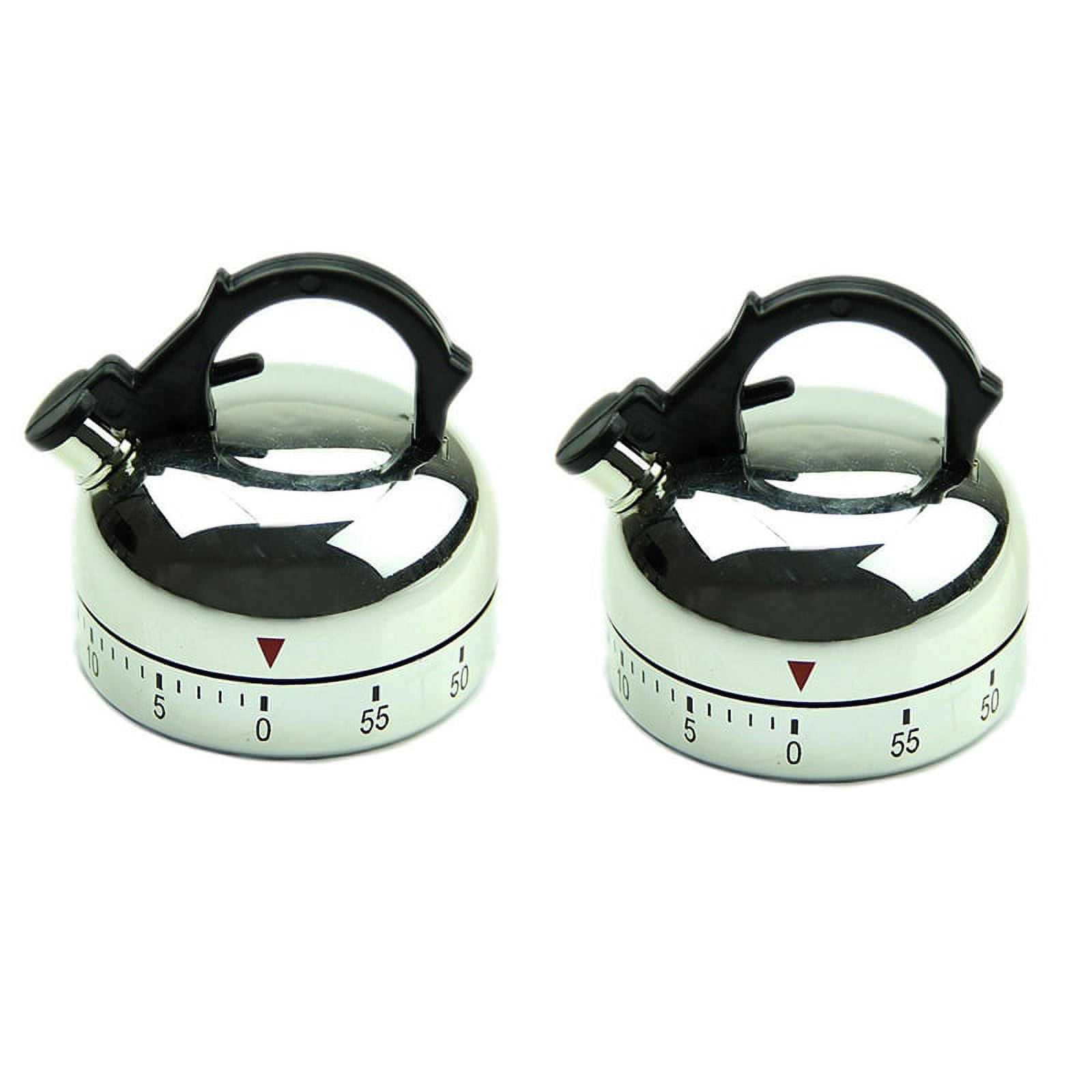 2X 60 Counting Teapot Shaped Kitchen Cooking Alarm Clock Timer ...