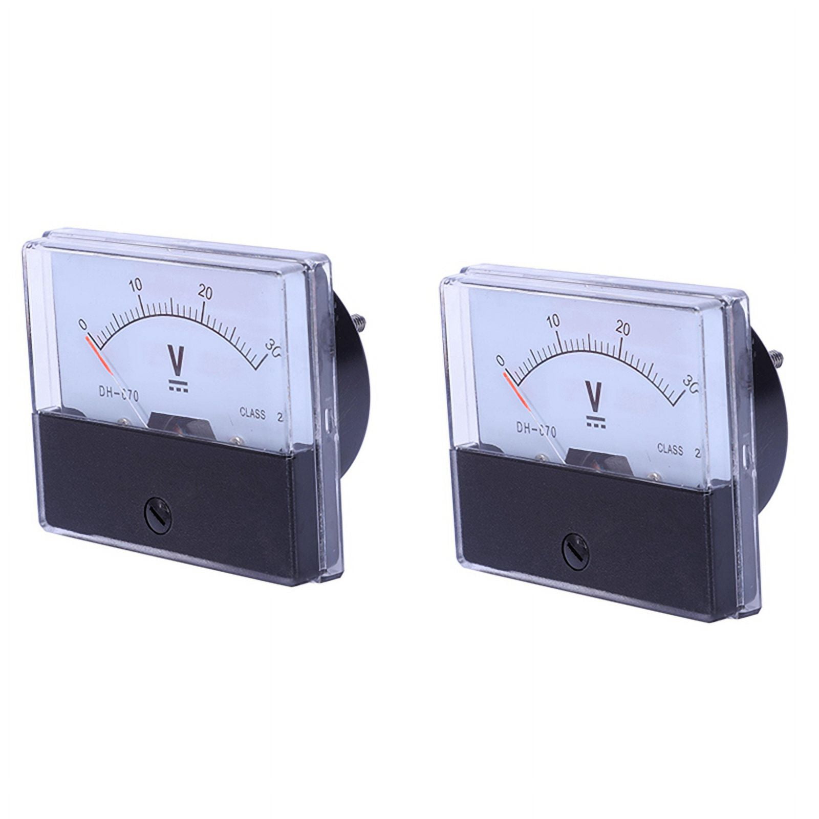 2X -670 Accuracy DC 30V Analog Panel Meter Voltmeter - Walmart.com