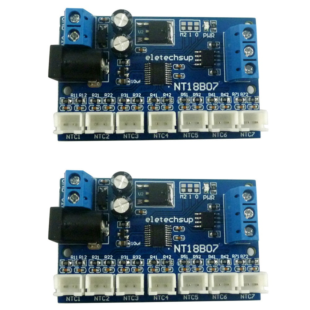2X 7 Channel RS485 NTC Temperature Sensor Measurement MODBUS RTU ...