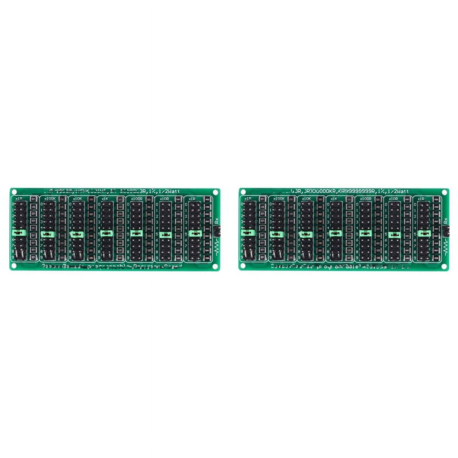 2X 7 Decade 1R - 9999999R Programmable SMD Resistor Slide Resistor ...