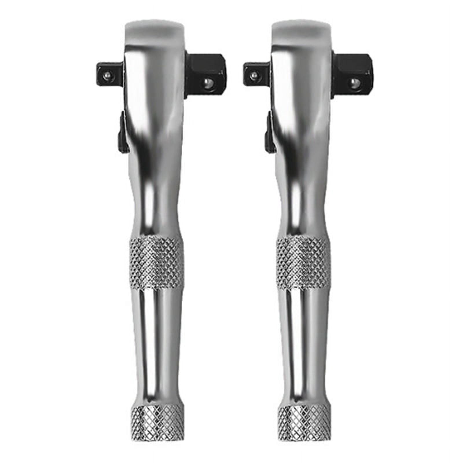 2X 72 Teeth Ratchet Socket Wrench Mini 1/4Inch 3/8Inch Double Ended ...