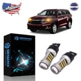 2X 7443 7440 T20 W21W LED Turn Signal Switchback White & Amber Dual ...