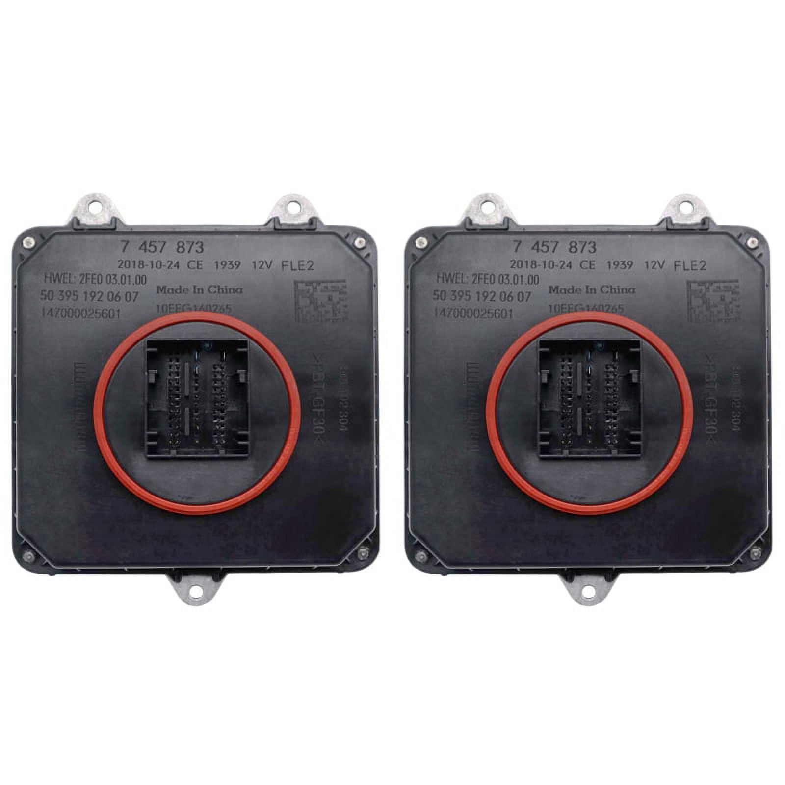 2X 7457873 7429788 Car Headlight LED Control Module Head Light Lamp ...